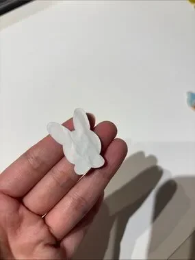 My dopamine finds | Other | Mini Stick On Pink Bunny Embroidered Patch ...